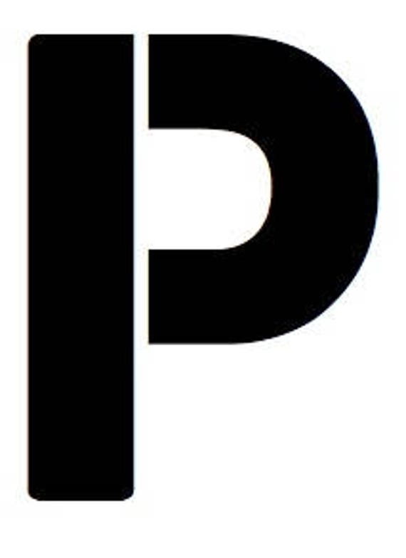Letter Stencils P
