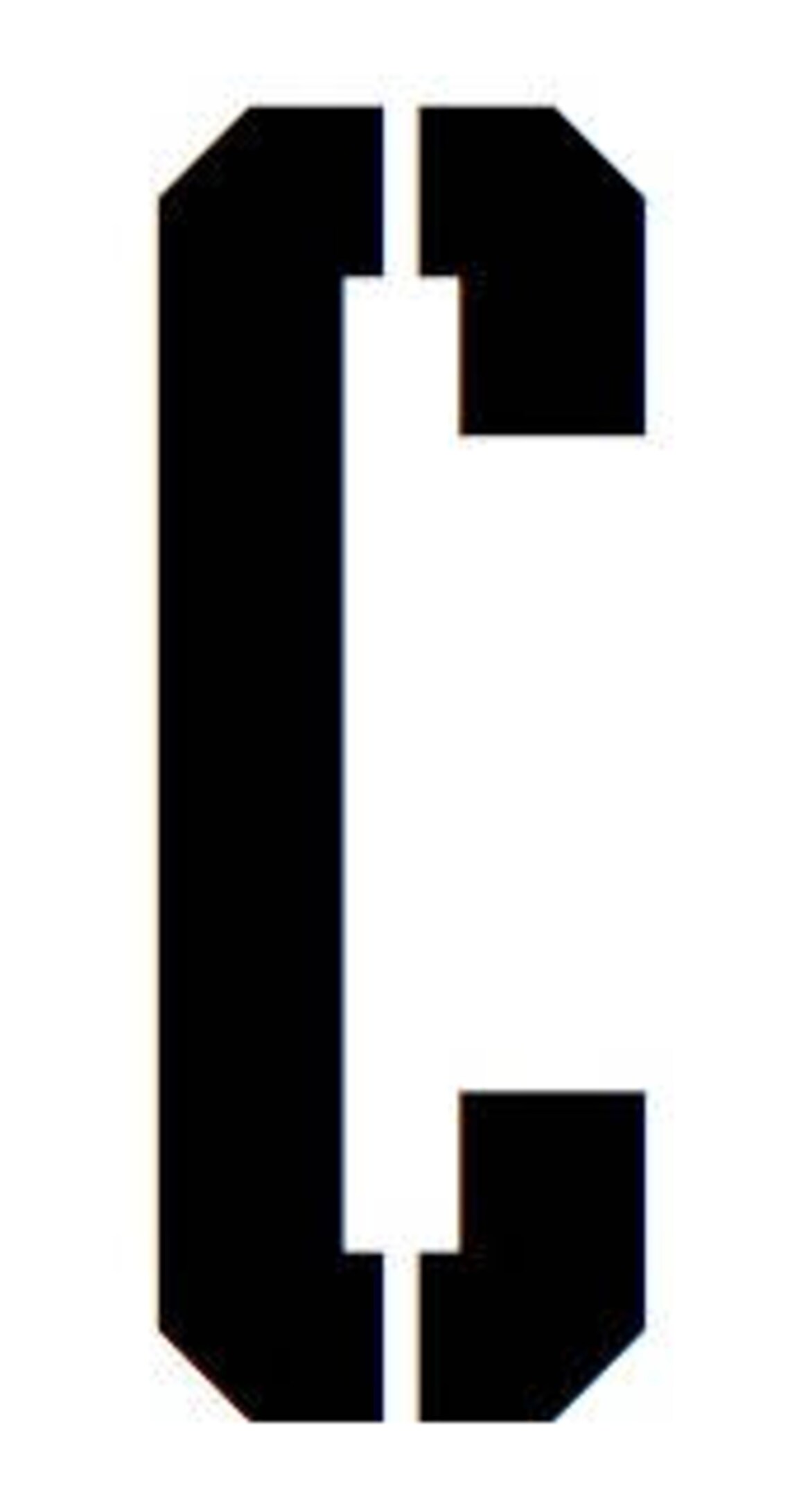 Pack of 26 Army Block Letter Stencils-choose Your Size-full - Etsy