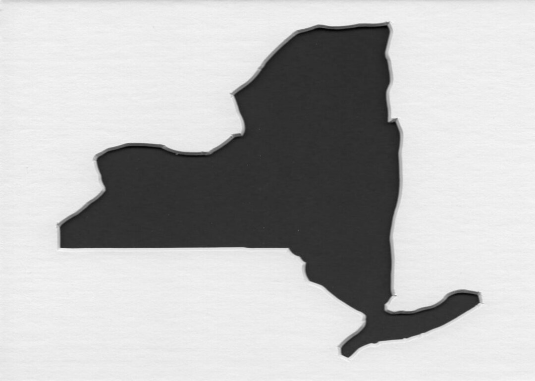 Pack of 4 New York State Stencils Made From 4 Ply Mat Board 11x14, 8x10 ...