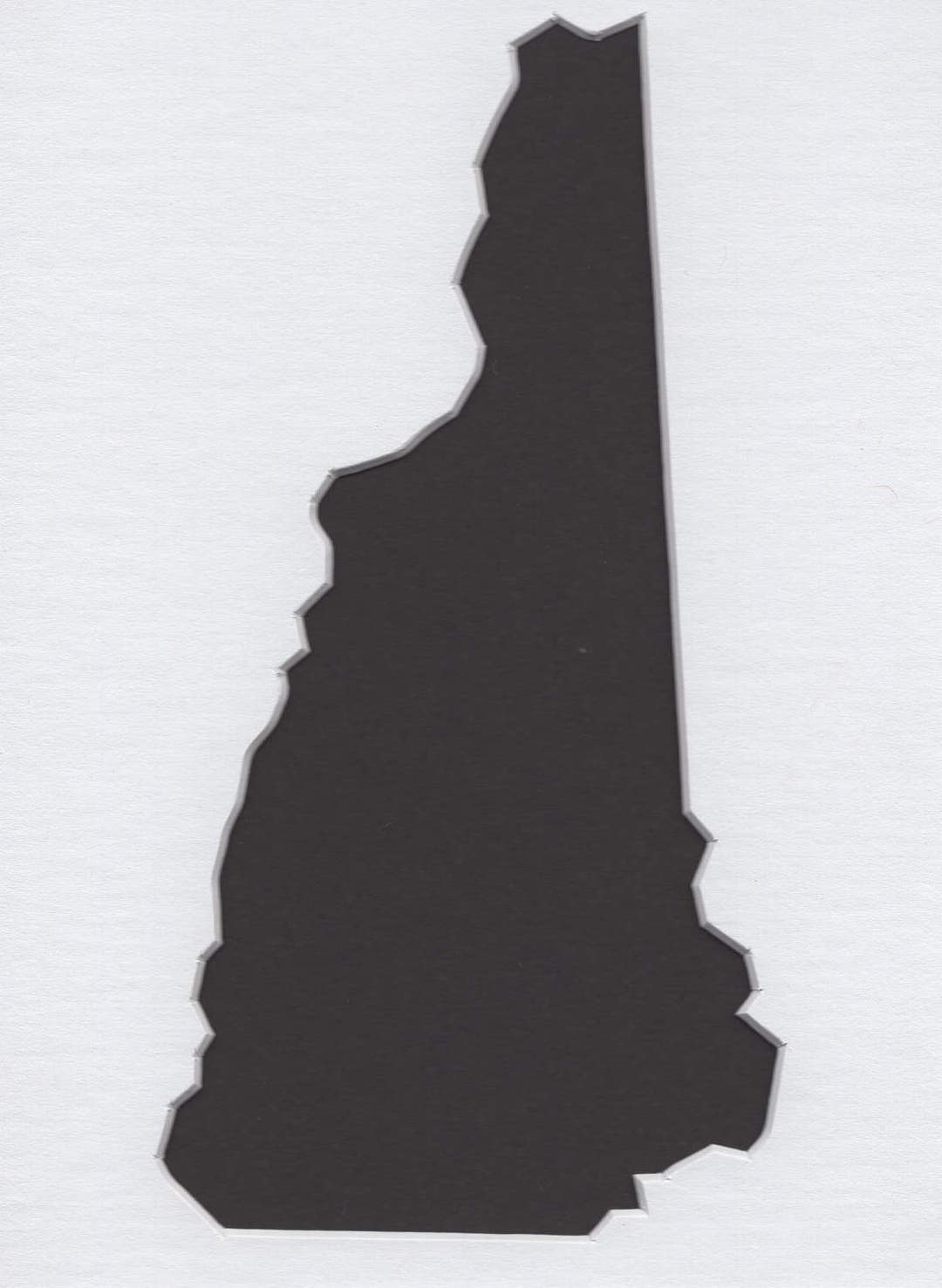 New Hampshire State Stencil Made From 4 Ply Mat Board-choose a Size ...