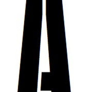 Army Block Font Letter Stencils Made From 4 Ply Mat Board-choose Your ...
