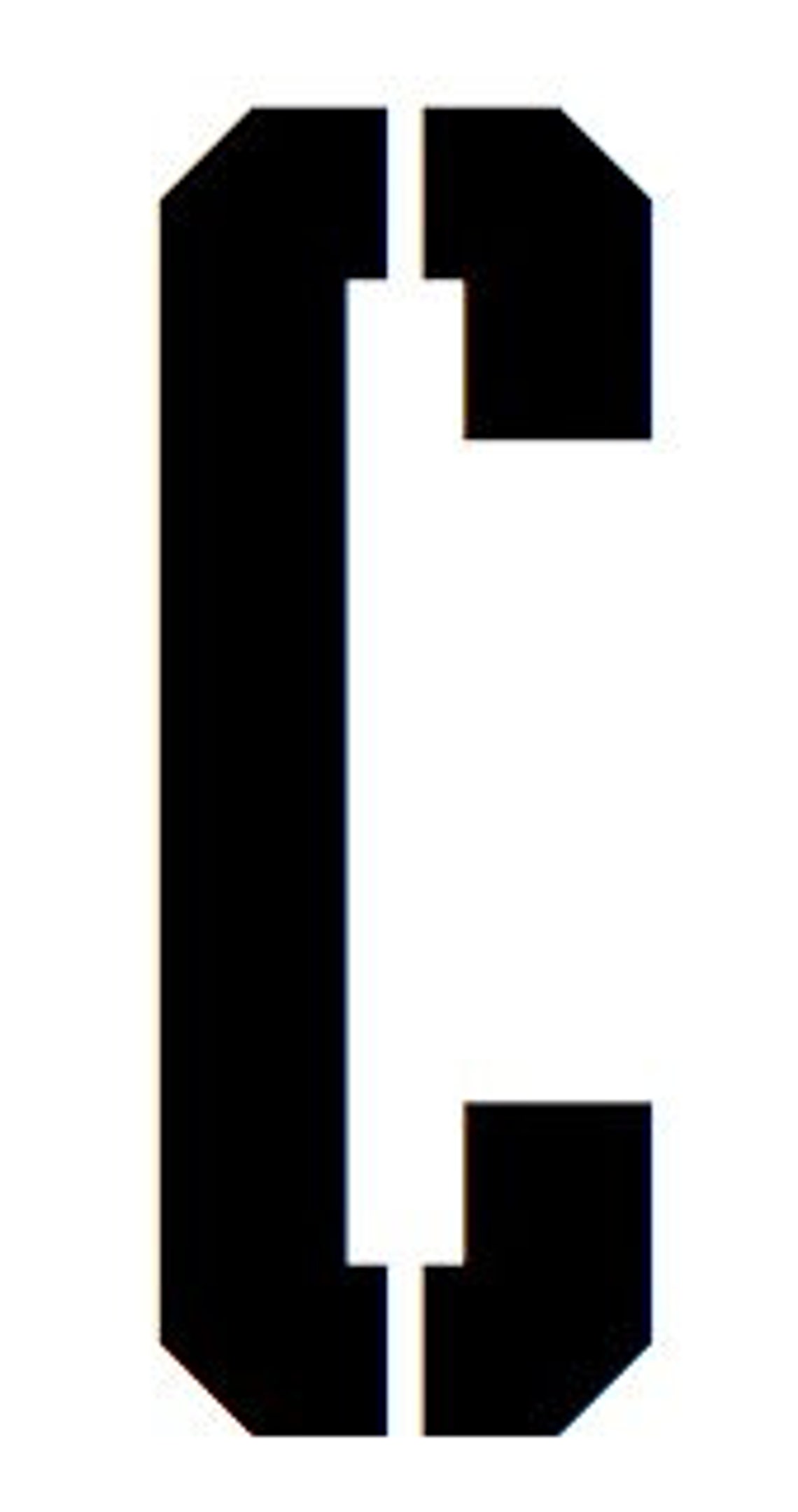 Pack of 3 Army Block Font Letter Stencils Made From 4 Ply Mat - Etsy ...