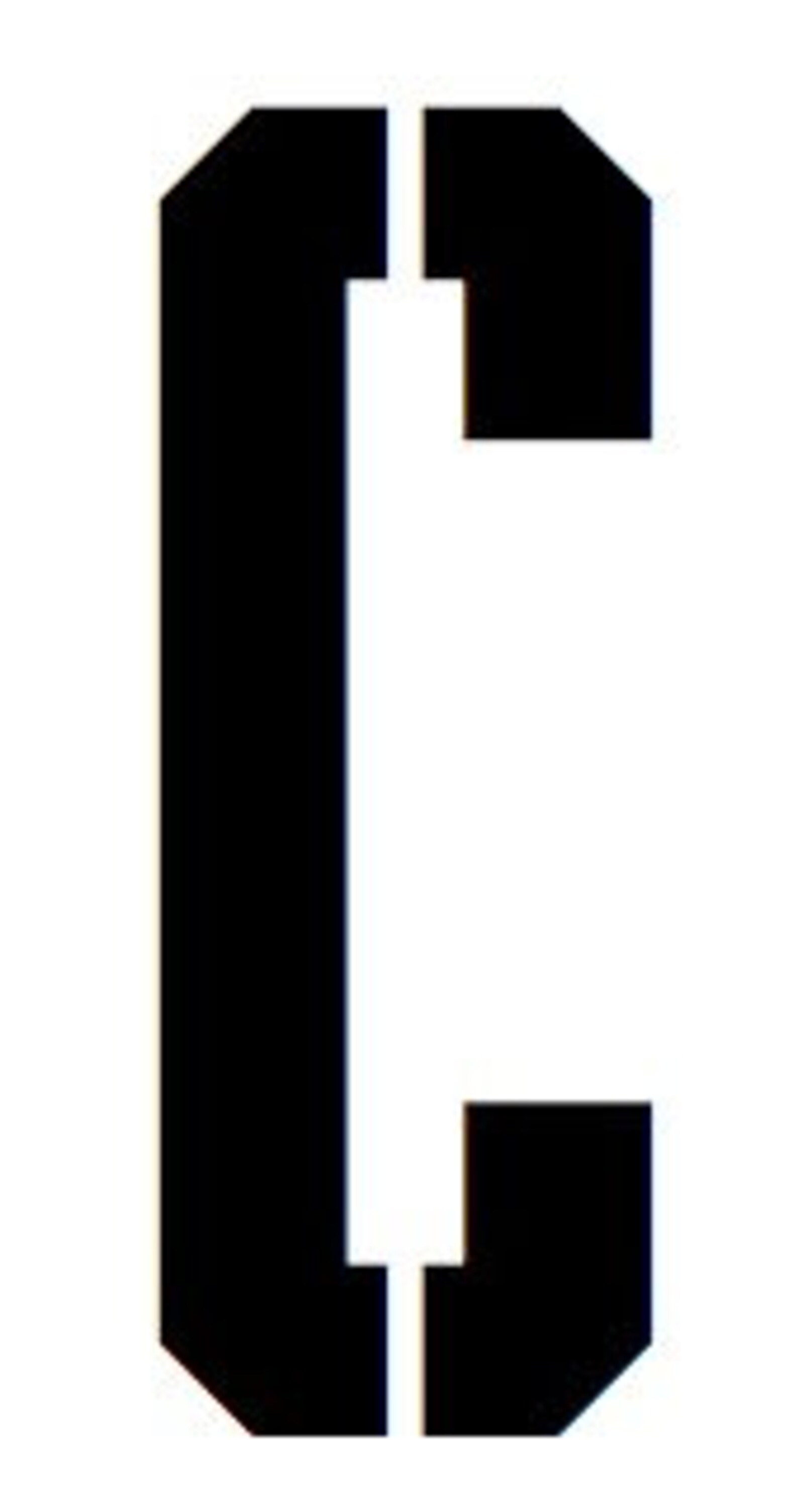 Pack of 3 Army Block Font Letter Stencils Made from 4 Ply Mat - Etsy.de