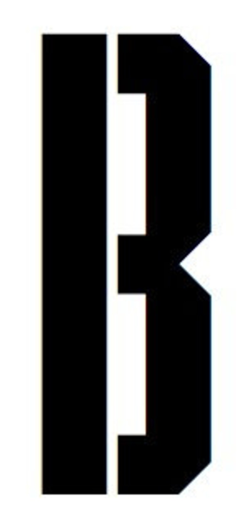 Army Block Font Letter Stencils Made From 4 Ply Mat - Etsy