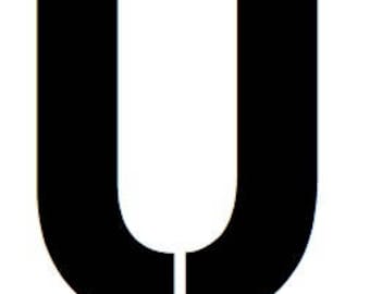 Letter K Stencil Made From 4 Ply Mat Board-wizard Font - Etsy