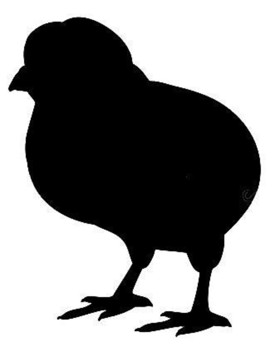 Pack of 3 Baby Chick Style 2 Stencils Made From 4 Ply Mat Board, 11x14 ...