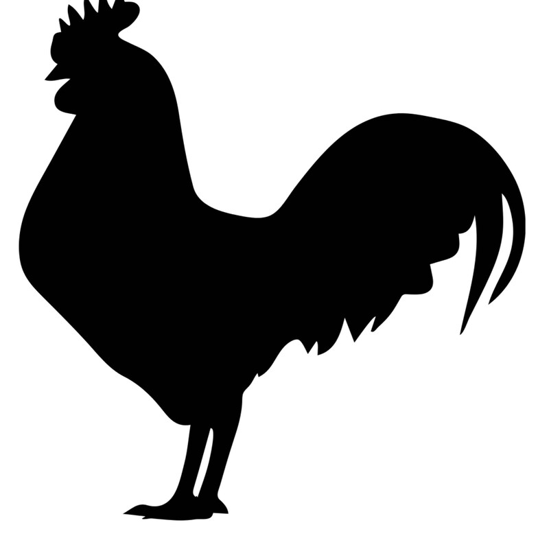 Rooster Stencil - Etsy