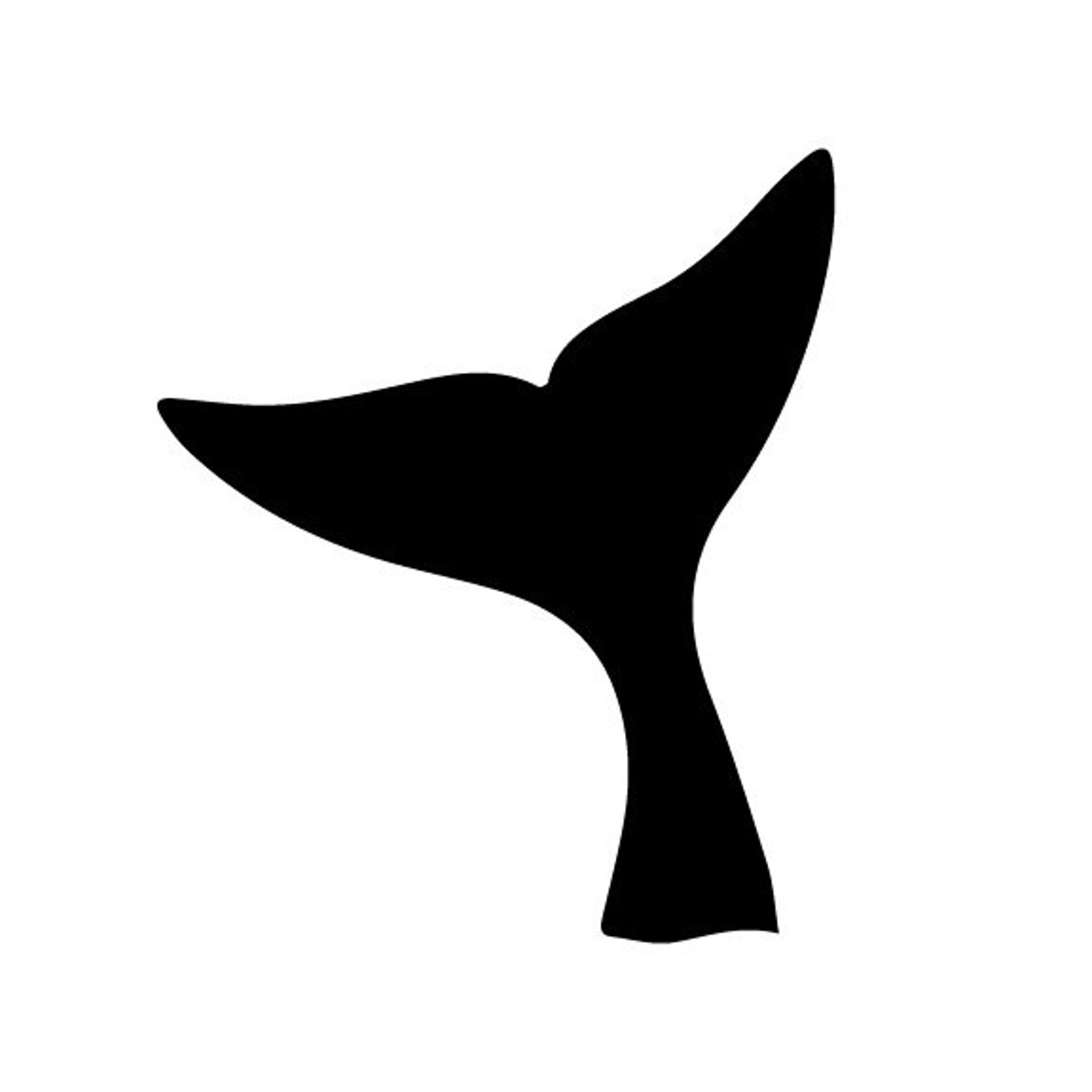 Pack of 3 Whale Tail Stencils Made From 4 Ply Mat Board - Etsy