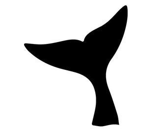 Whale Tail Stencil Reusable Whale Tail Stencil DIY Craft - Etsy