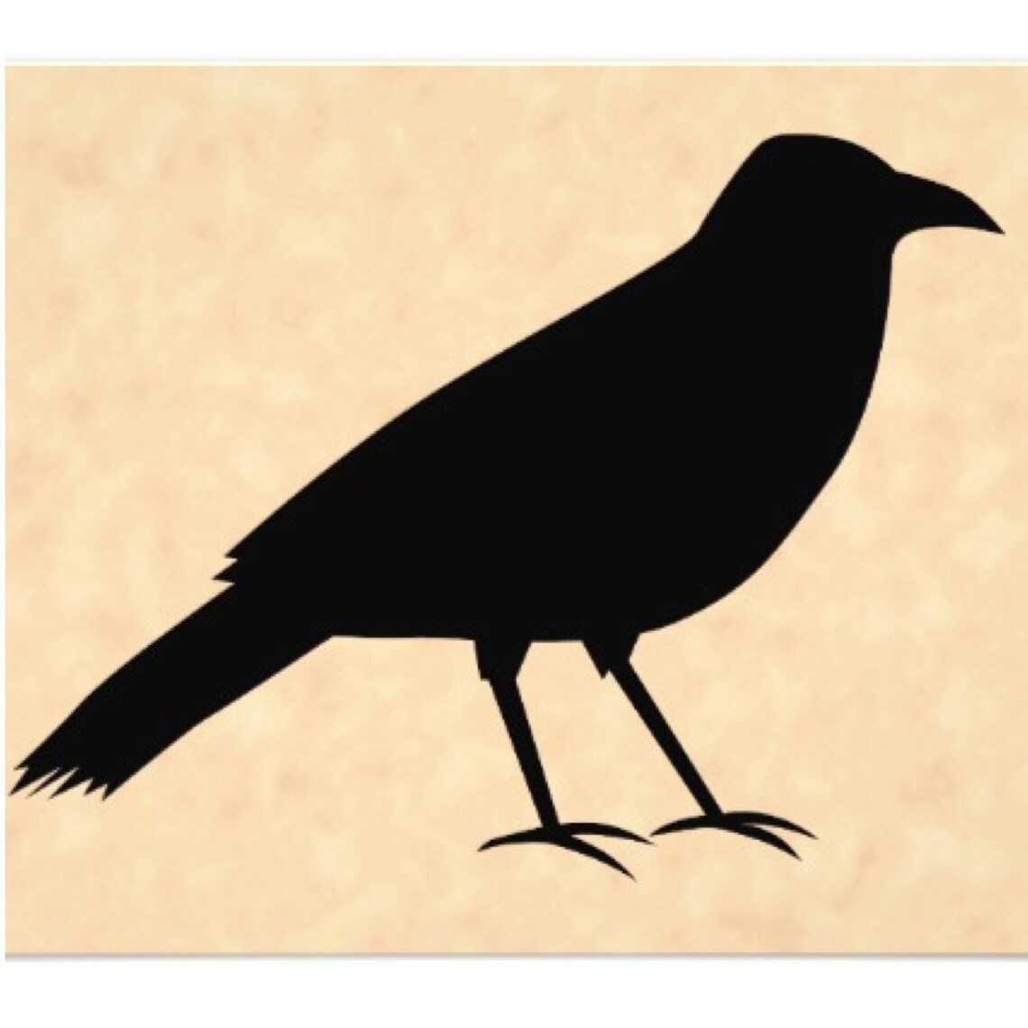Pack of 3 Primitive Crow Stencils Made From 4 Ply Mat Board, 11x14 ...