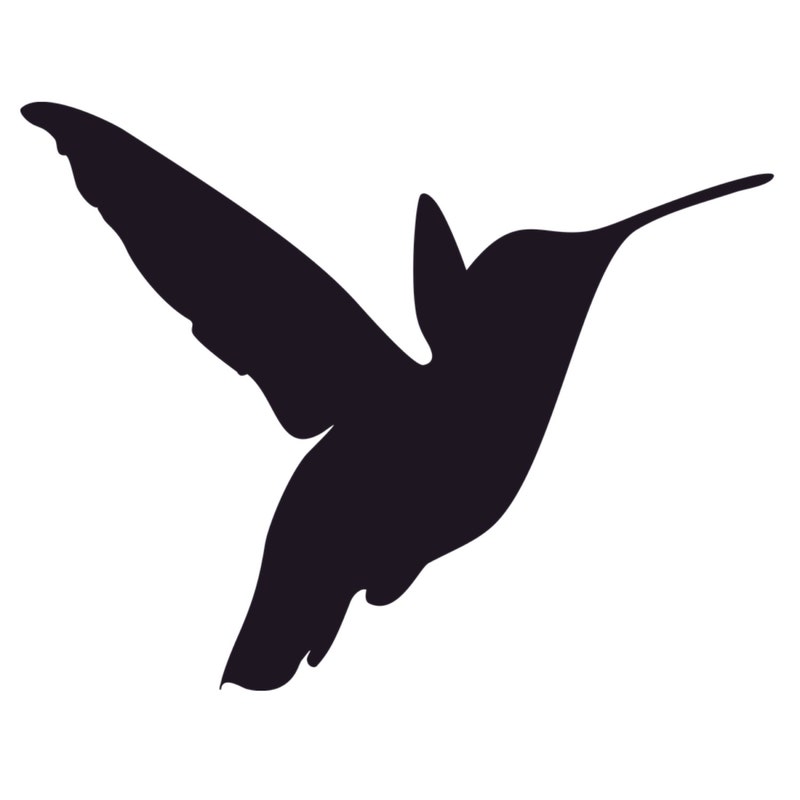 Hummingbird Stencil - Etsy