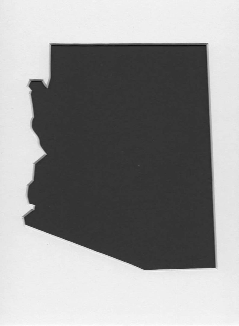 Pack of 3 Arizona State Stencils Made From 4 Ply Mat Board | Etsy