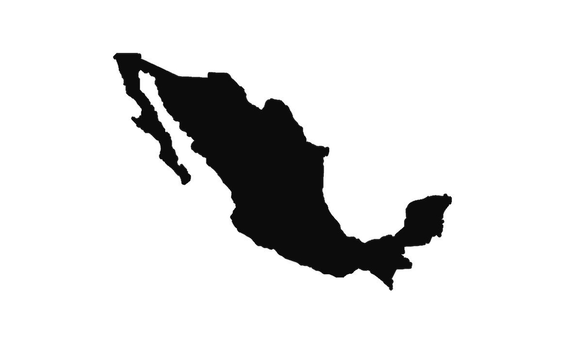 Mexico Stencil Made From 4 Ply Mat Board-choose Your Size - Etsy
