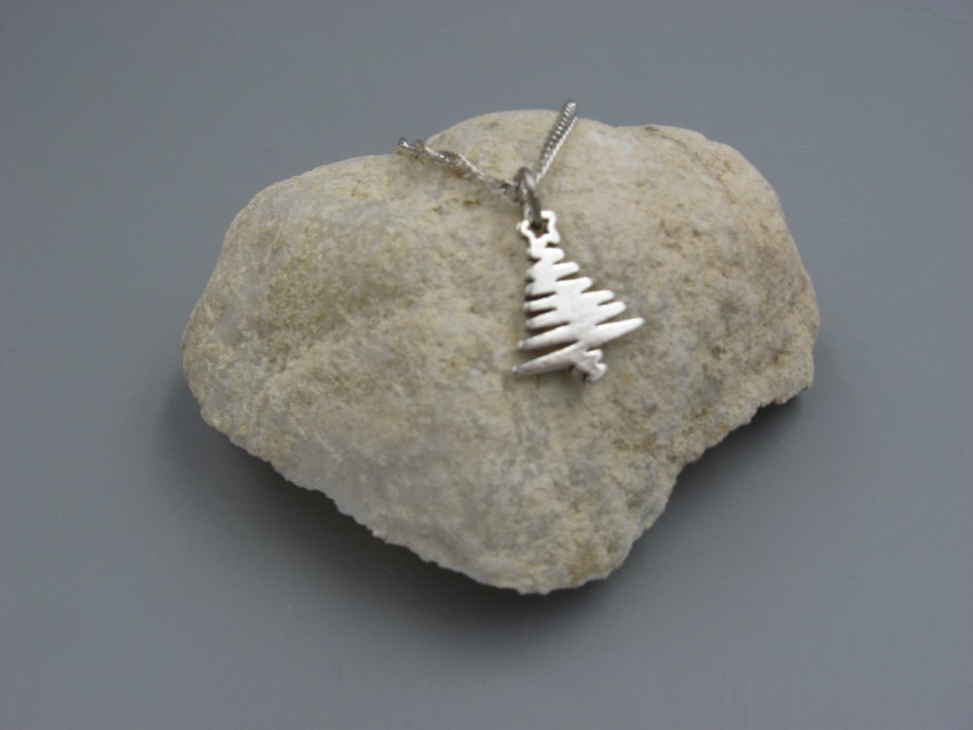 Sterling Silver Evergreen Tree Pendant/charm Only, (sterling Silver ...