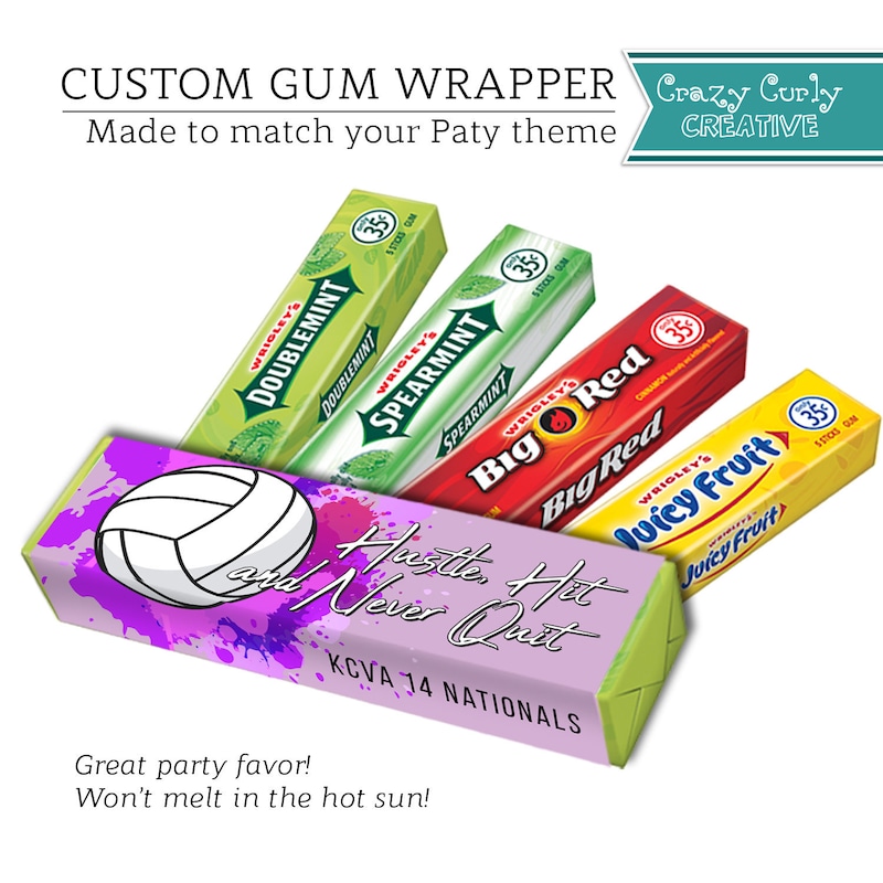 Bubble Gum Personalized - Etsy