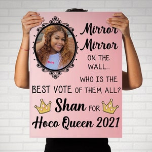 Mirror Mirror on the Wall School Election Poster // 18x24 Campaign Sign ...