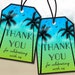 Beach Birthday Party Favor Tags / Beach Party Tags / Beach Thank You ...