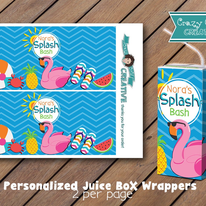 Juice Box Wrapper - Etsy