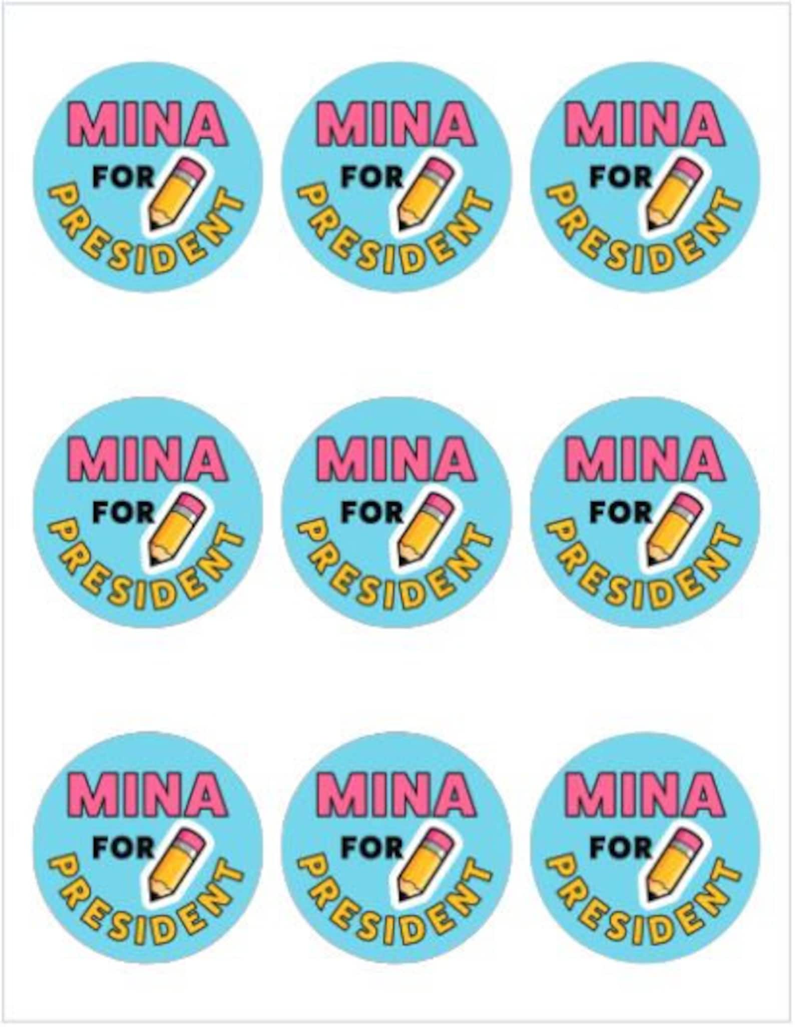 Campaign Election "write Choice" Pencil Topper Tags – Personalized ...