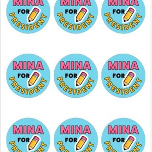 Campaign Election "write Choice" Pencil Topper Tags – Personalized ...