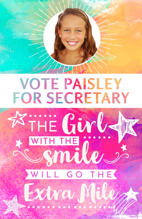 Cute Vote For Me Posters