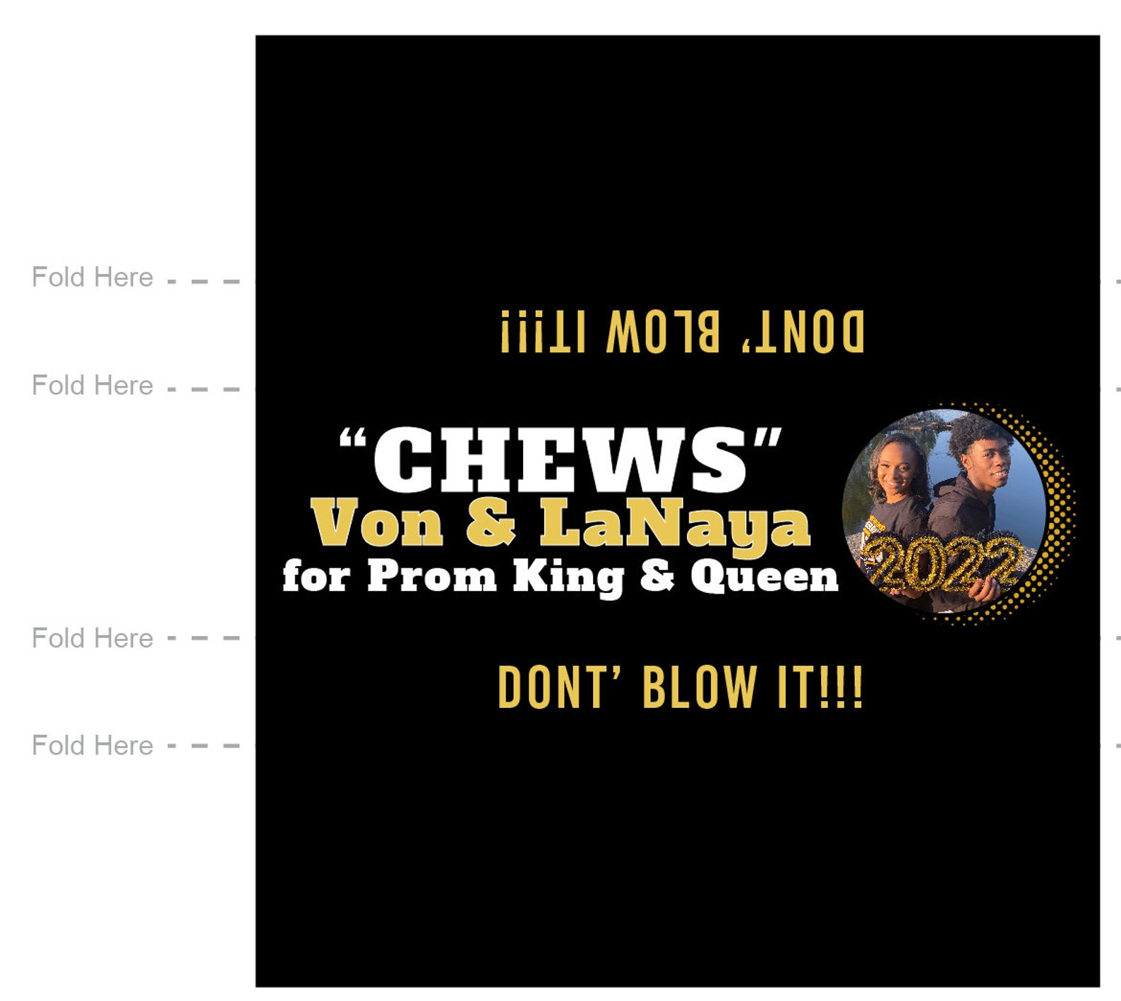 Prom Queen Campaign Hand Out, Custom Gum Wrapper, Printable Bubble Gum ...