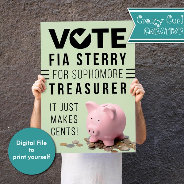 Treasurer Poster - Etsy