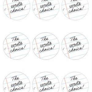 Campaign Election "write Choice" Pencil Topper Tags – Personalized ...