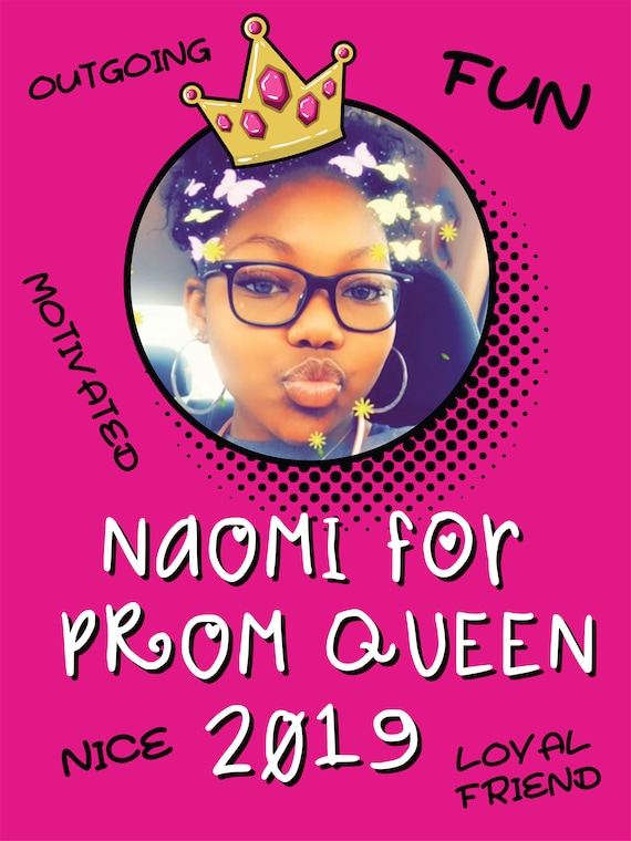 Homecoming Queen Poster Designs