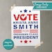 PRINT YOURSELF Election Poster Sign // School Campaign Sign // VOTE ...