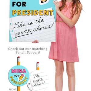 School Election "write Choice" Poster // Printable Campaign Sign ...