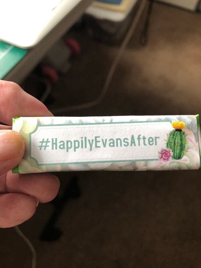 Custom Gum Wrapper | Party Printable Label | Gum Wrappers | Printable ...