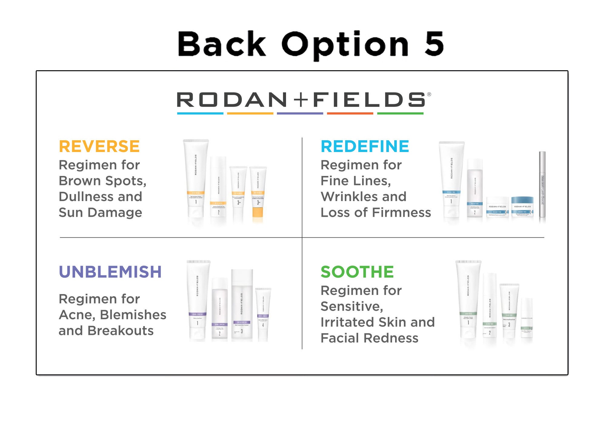 Rodan and Fields Custom Business Card, Product List Rodan+fields ...