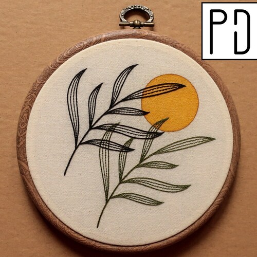PDF PATTERN Oleander Hand Embroidery Pattern Digital PDF - Etsy