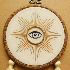 Digital PDF Pattern - Star Eye Hand Embroidery Pattern (PDF Modern Hand ...