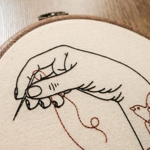 Digital PDF - Arm Tattoo Hand Embroidery Pattern (digital Download ...
