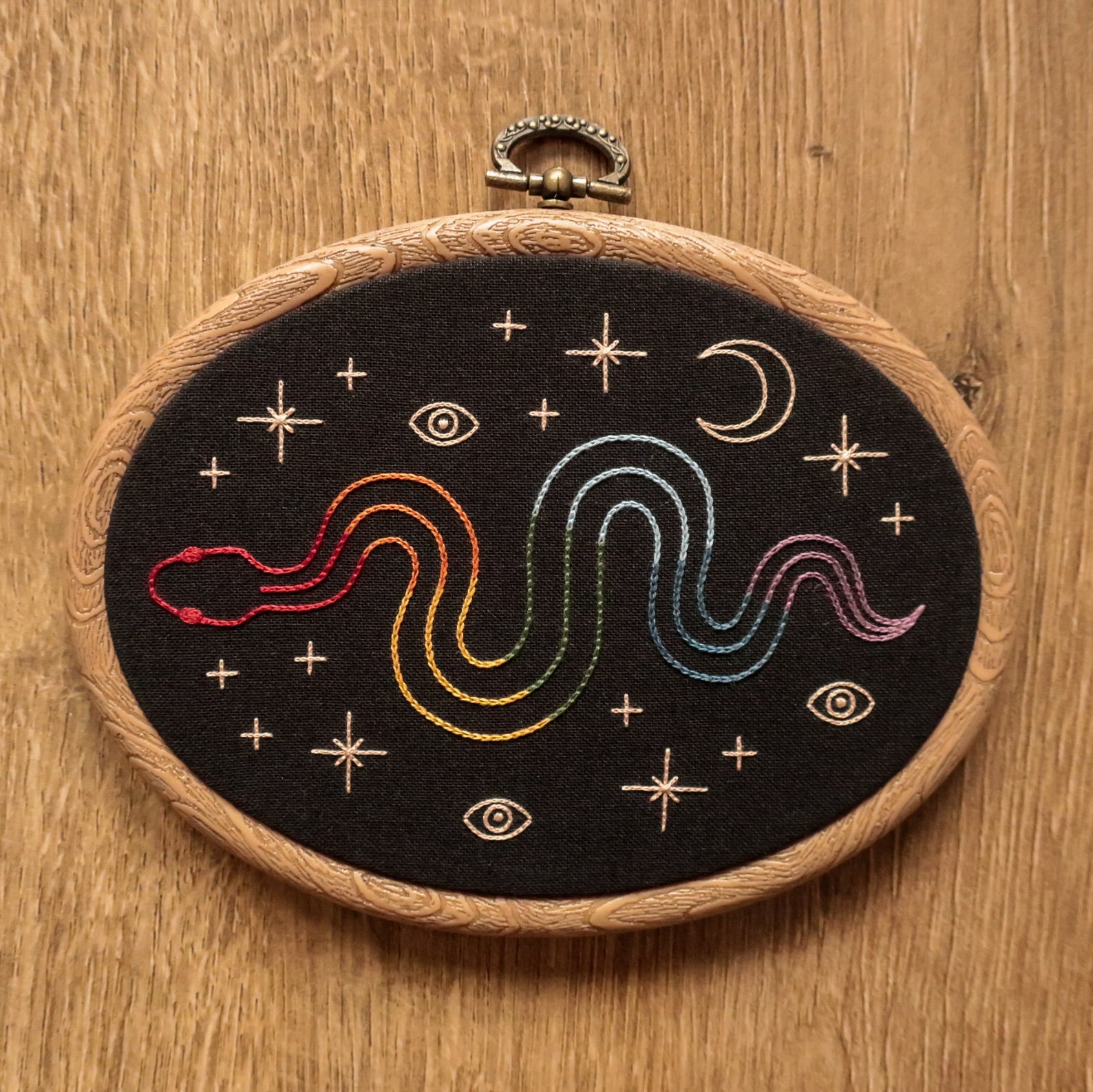 Digital PDF Pattern Galaxy Snake Hand Embroidery Pattern - Etsy