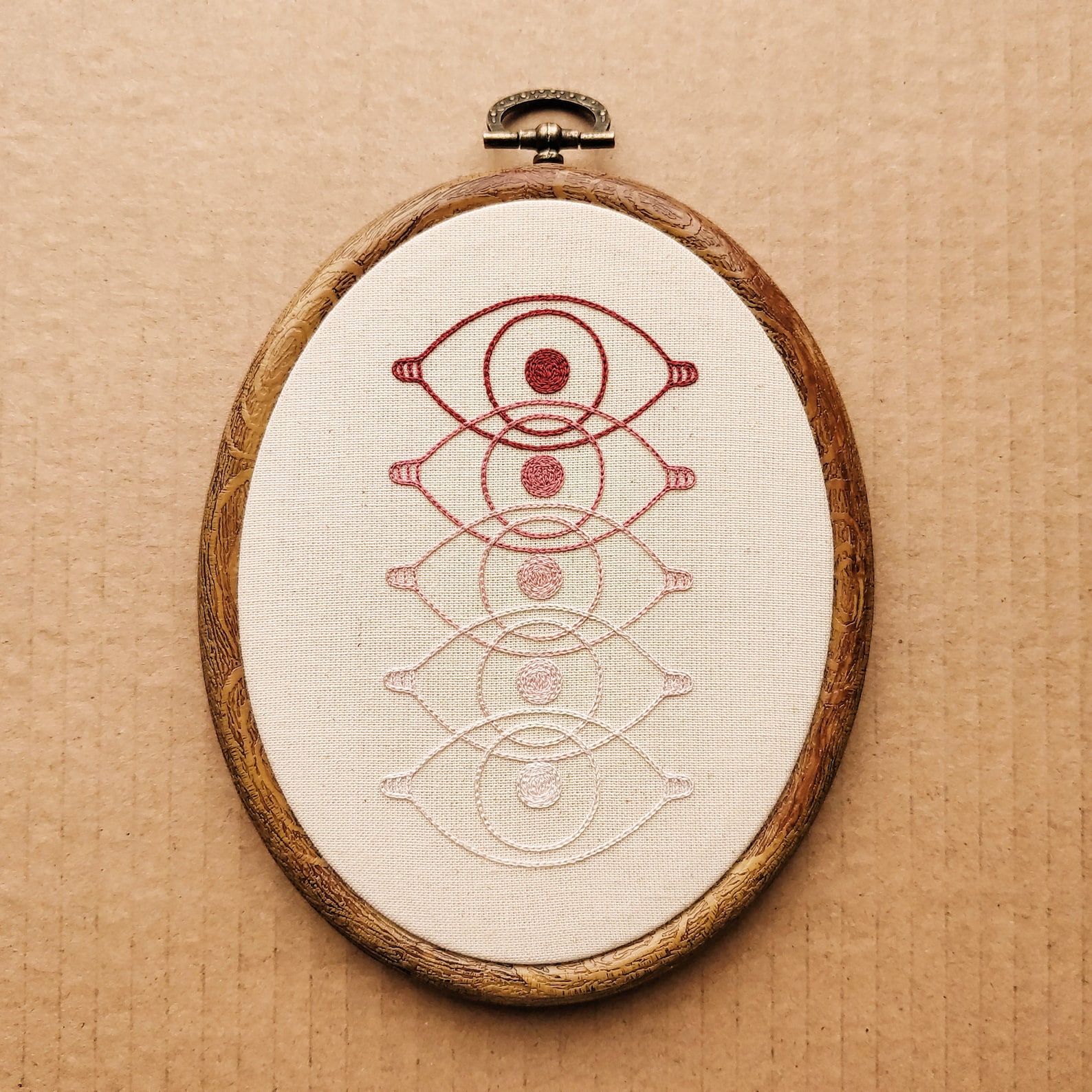 Digital PDF Pattern Gradient Cyclops Eye Hand Embroidery | Etsy