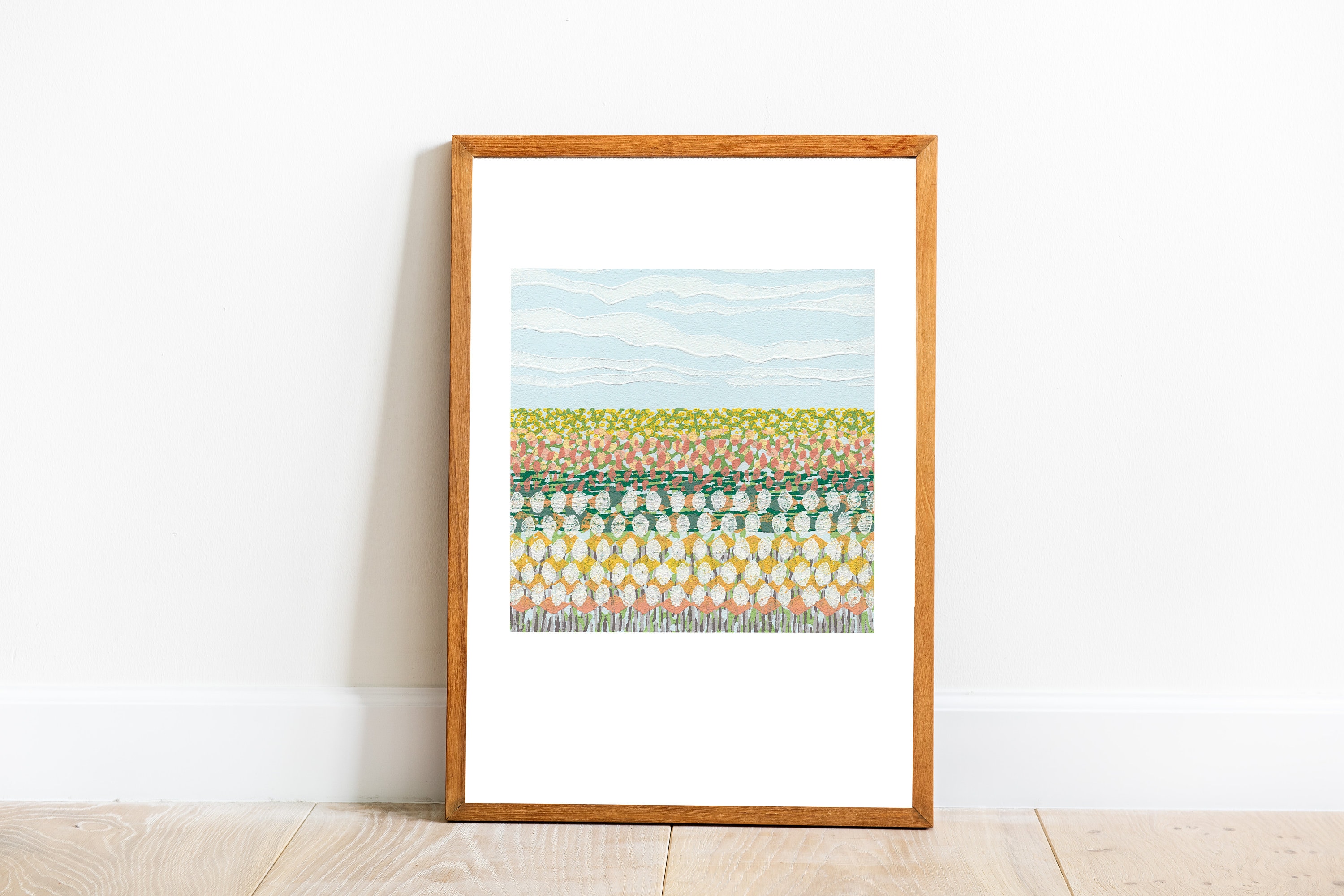 Block Print Art, Linocut Print, Abstract Print, Landscape Linocut ...