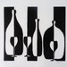 Black White Linocut, Food Art, Wine Art Print, Art for Wine Lover ...
