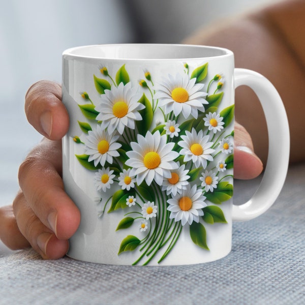 Daisy Coffee Mug - Etsy