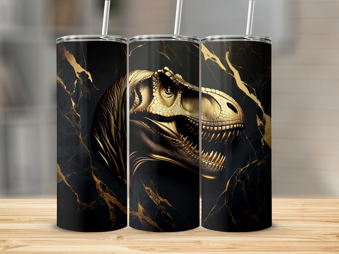 Dinosaur Tumbler, T-rex Coffee Cup, Prehistoric Animal Lover Travel Mug ...