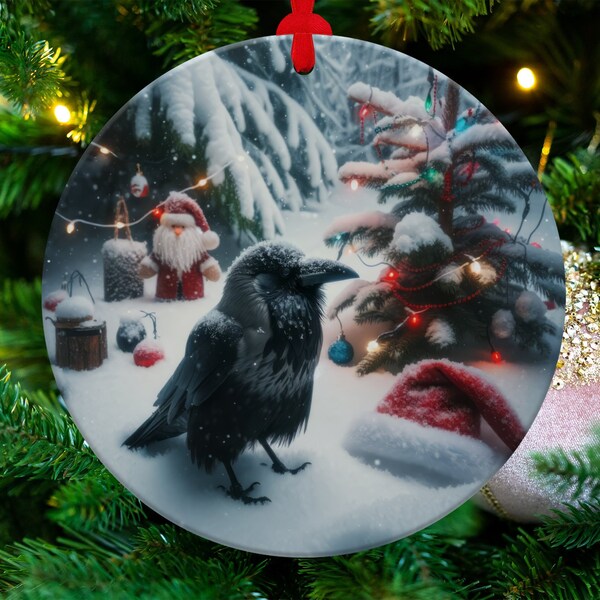 Crow Ornament - Etsy