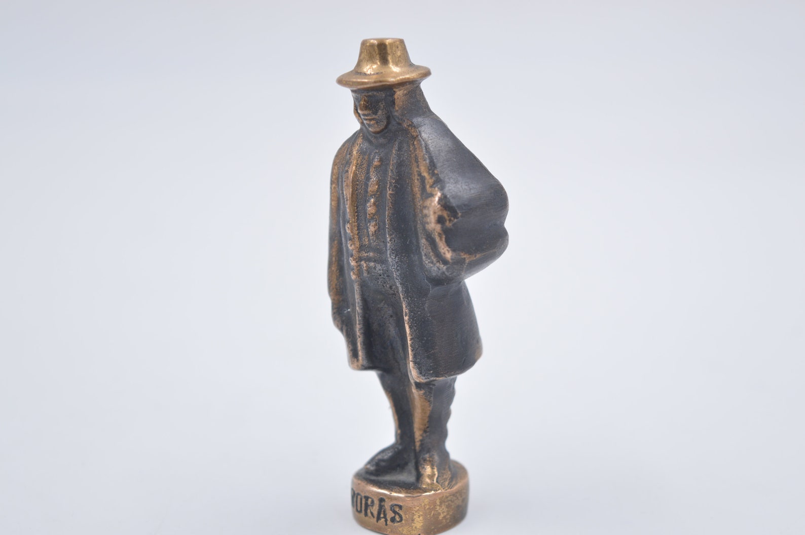 Vintage Copper Man Figurine From Boras borås the City in | Etsy