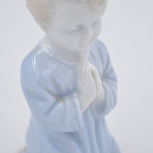 Vintage figurine praying boy on knees hand-painted ceramic | Etsy