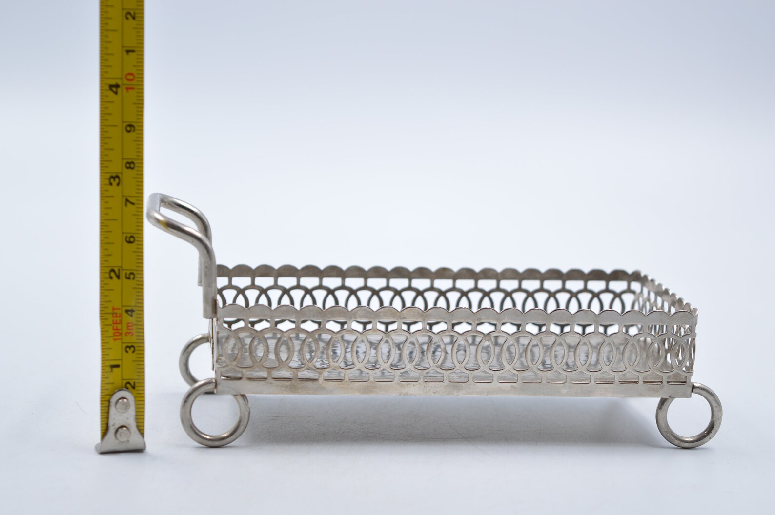 Metal serving tray Vintage table decor | Etsy