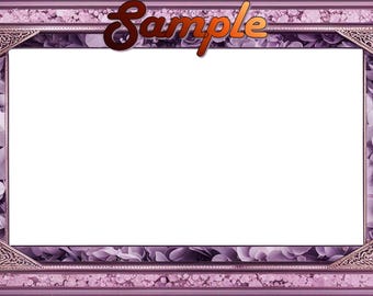 Set of 4 Digital Frames 1920 X 1080 PNG Files - Etsy