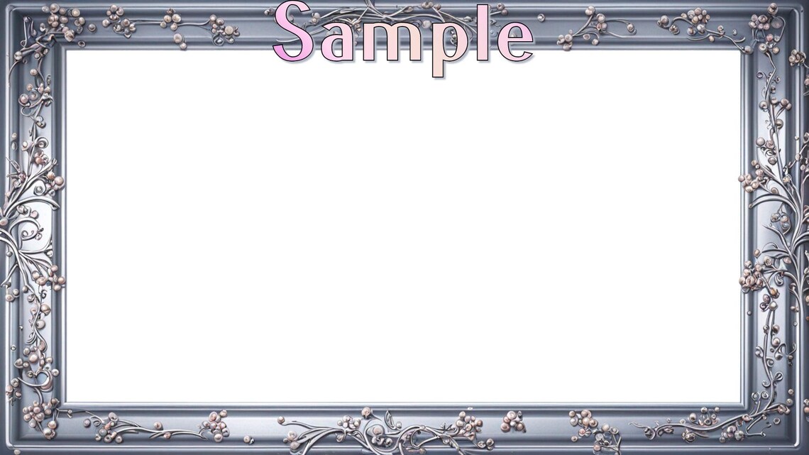 Set of 4 Digital Frames 1920 X 1080 PNG Files - Etsy