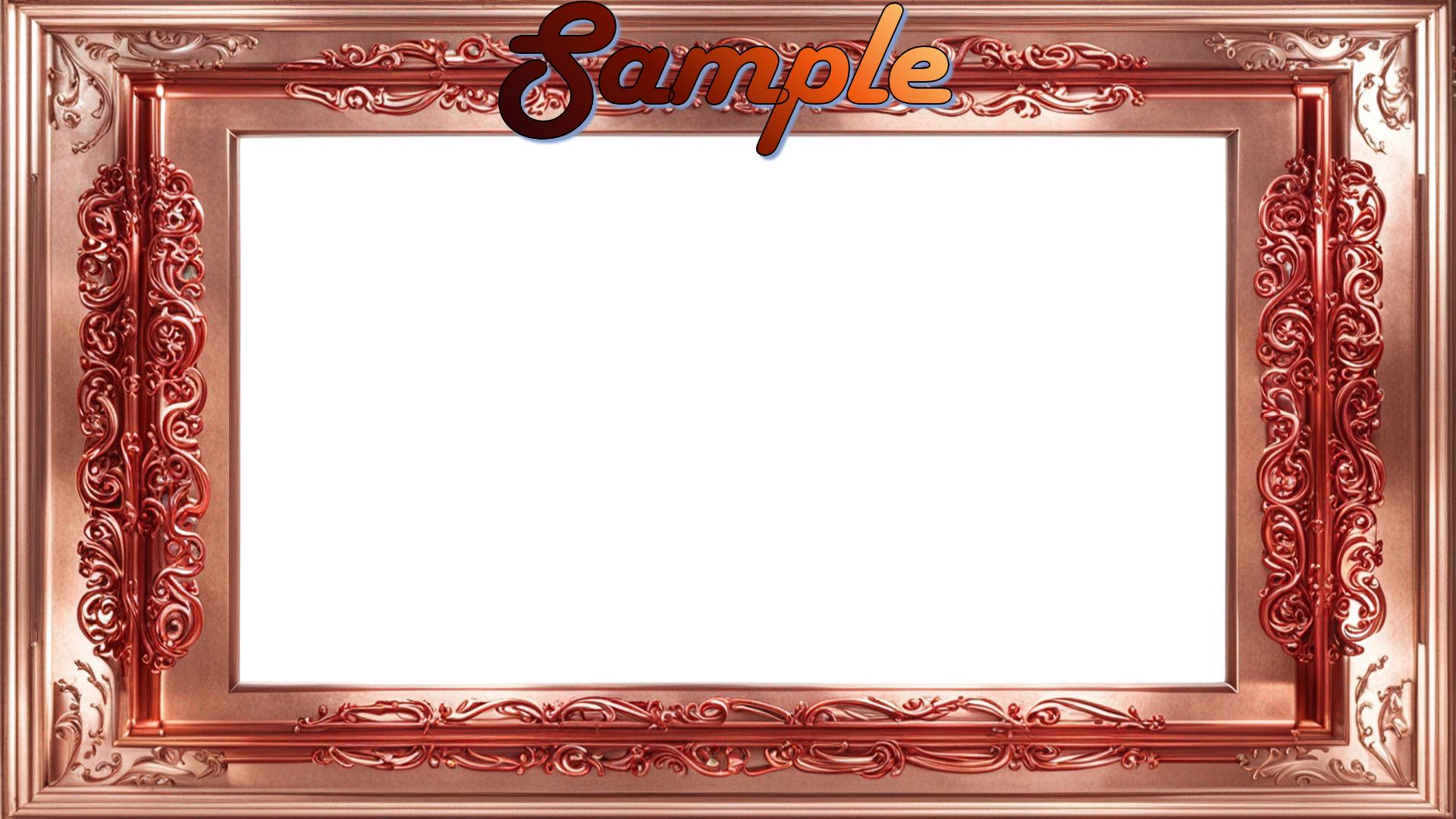Set of 4 Digital Frames 1920 X 1080 PNG Files - Etsy