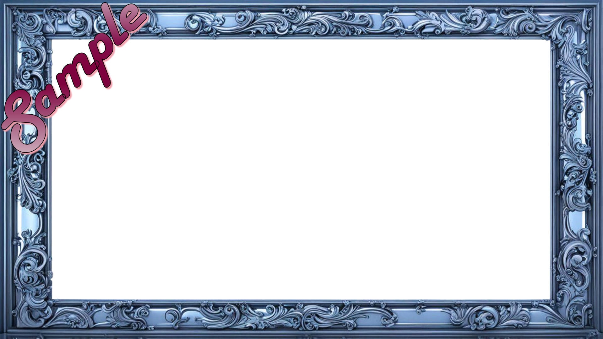 Set of 4 Digital Frames 1920 X 1080 PNG Files - Etsy